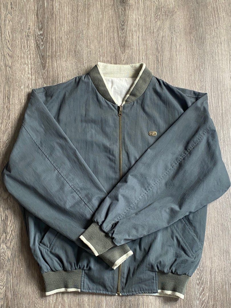 Vintage 90s Lacoste Bomber Jacket, Men's Fashion, Coats, Jackets and Outerwear on Carousell