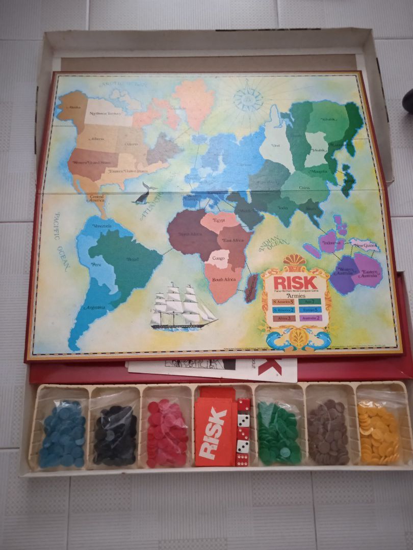 Vintage Risk Board Game, Hobbies & Toys, Toys & Games on Carousell