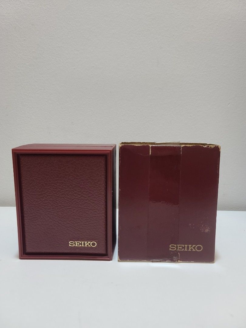 Vintage Seiko watch box for Seiko Tuna Diver Quartz Watches 7548 7549 ...