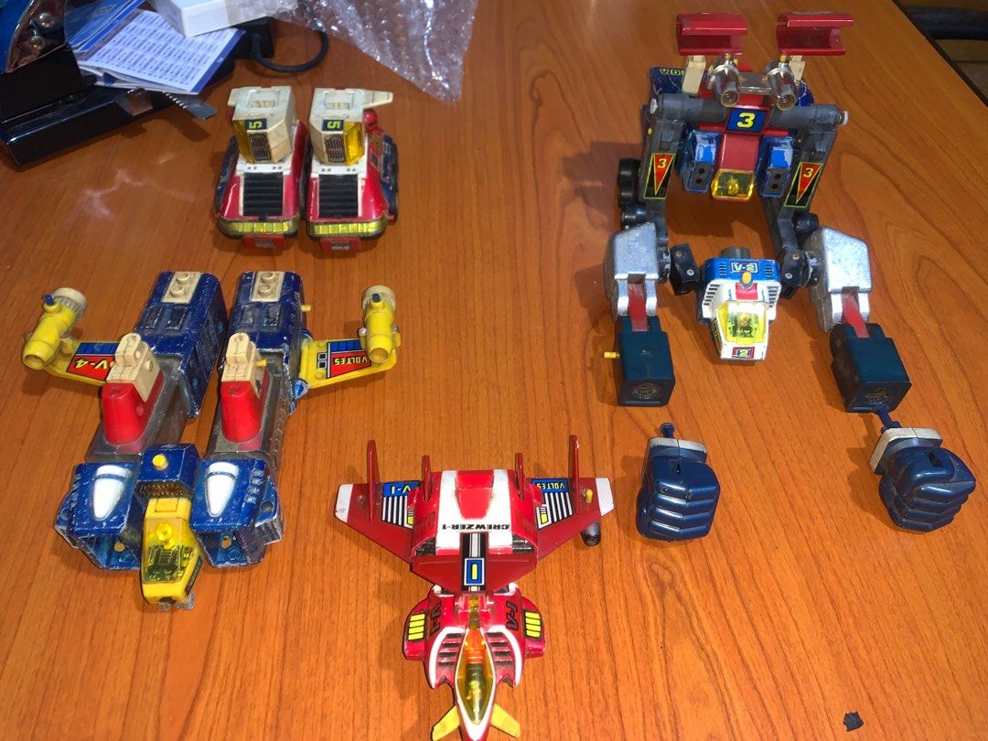 Vintage Voltes V DX Diecast ( Original ), Hobbies & Toys, Toys & Games ...