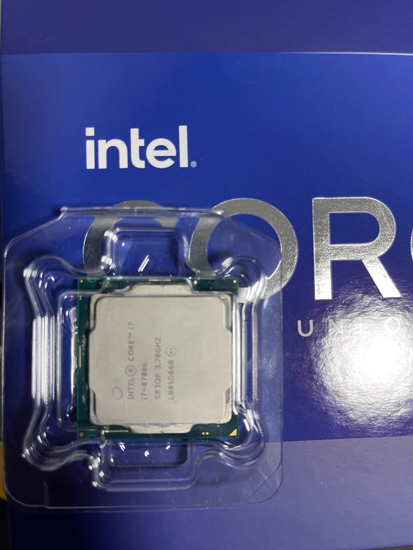 Well used intel i7-8700k cpu, Computers & Tech, Parts & Accessories ...