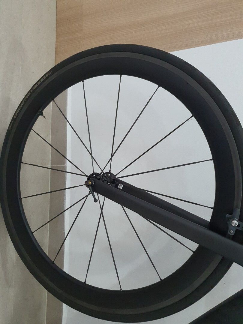 WINSPACE HYPER Black Edition 50mm Rim Brake Wheelset, Sports Equipment ...