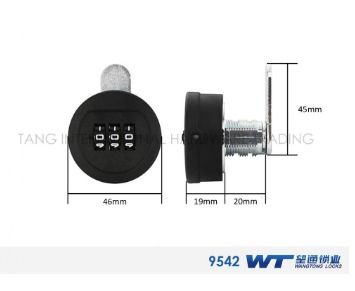 WT Key/Keyless Combination Lock Cam Lock Letterbox Lock Mailbox Lock ...