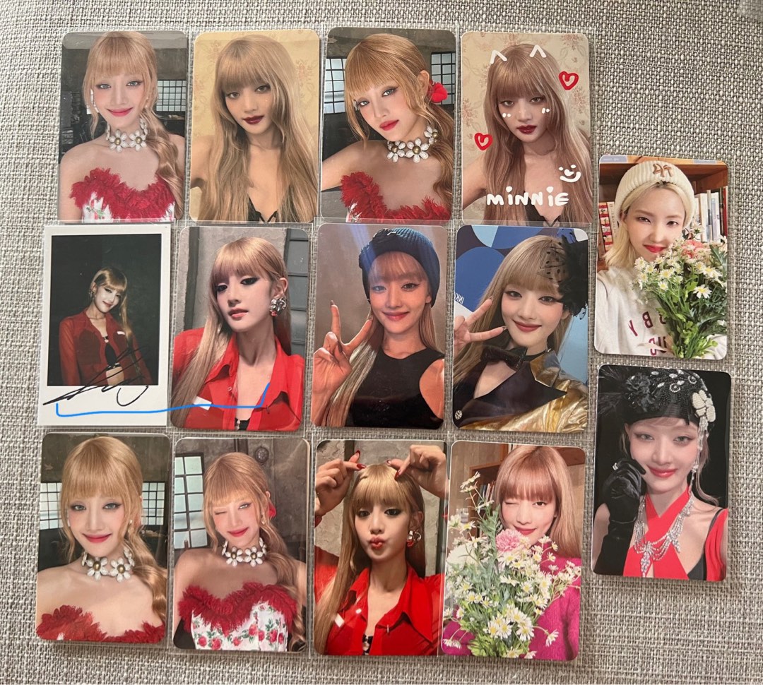 wts gidle (g)i-dle minnie photocards pob, Hobbies & Toys, Memorabilia ...