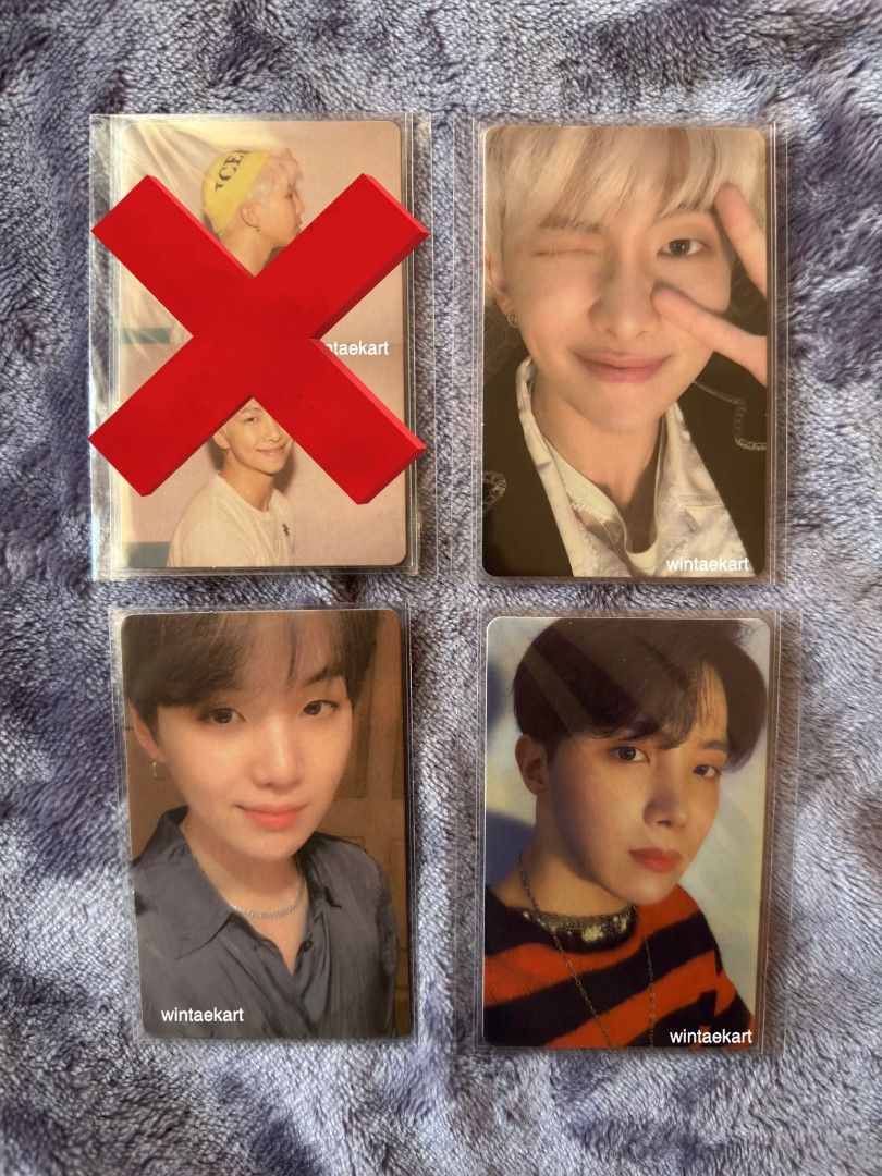 WTS LFB PH BTS MAP OF THE SOUL PERSONA PC SET NAMJOON RM: V3 YOONGI SUGA: V2 HOSEOK JHOPE: V4 ...