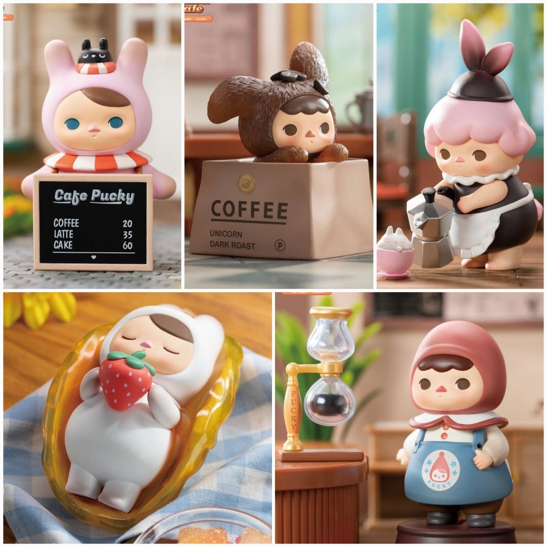 WTS Pucky Rabbit Cafe Popmart, Hobbies & Toys, Toys & Games on Carousell