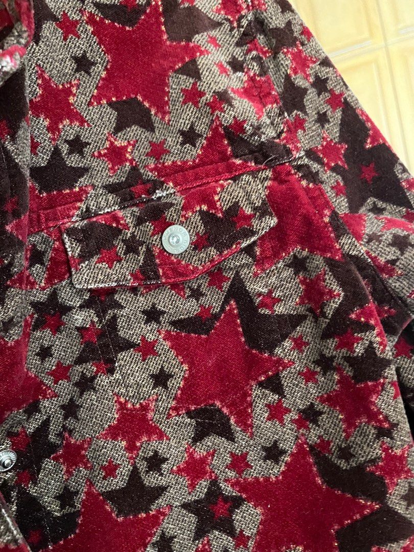 y2k rockstar aesthetic star jacket, Women's Fashion, Coats, Jackets and ...