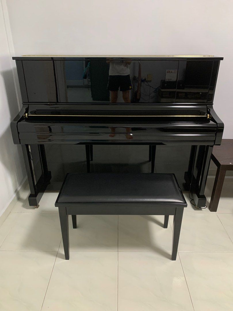 Yamaha U1J PE Upright Piano, Hobbies & Toys, Music & Media, Musical Instruments on Carousell