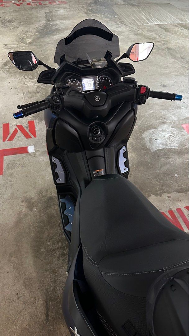 Yamaha Xmax 300 Matte Blue COE till 2031, Motorcycles, Motorcycles for ...