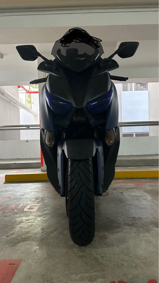 Yamaha Xmax 300 Matte Blue COE till 2031, Motorcycles, Motorcycles for ...