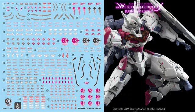 [Yan] HG Lfrith Gundam (G Rework Ver.) Ghost Custom Fluorescent ...