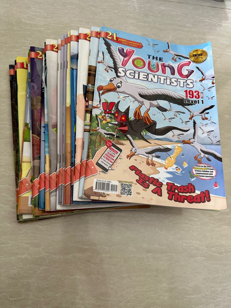 19 Young Scientists level 1 (+ additional 8 bonus) magazines, Hobbies ...