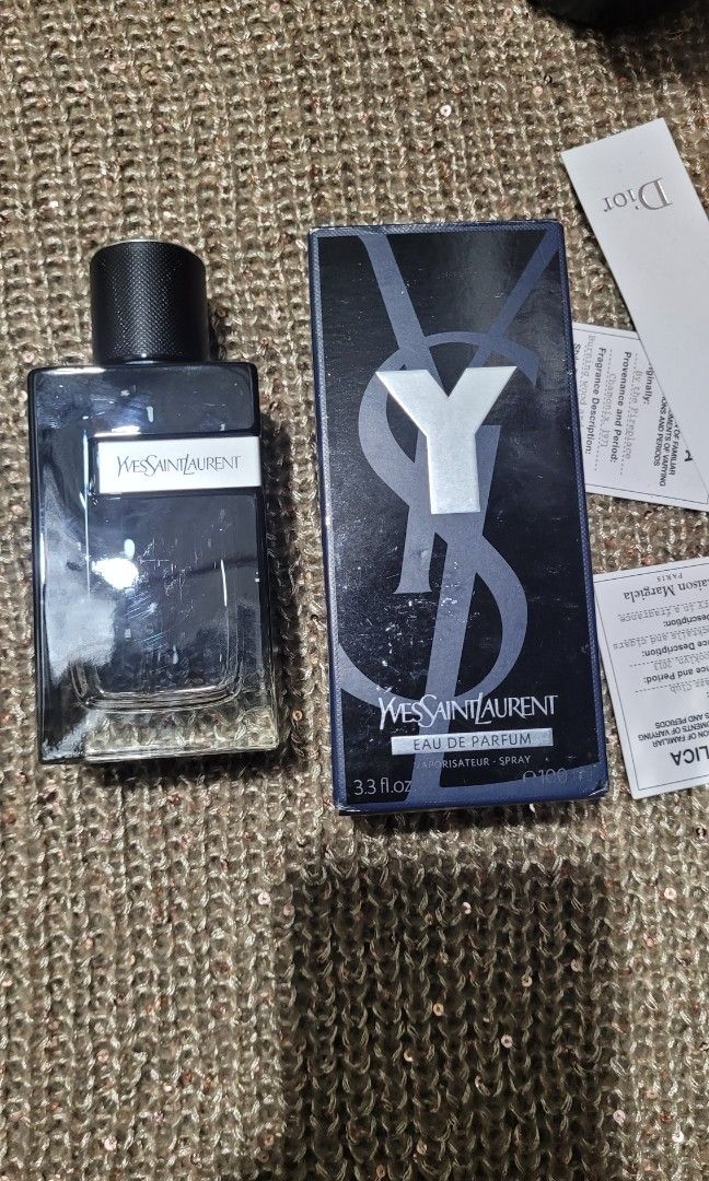 YSL Y Edp 100ml partial bottle, Beauty & Personal Care, Fragrance ...