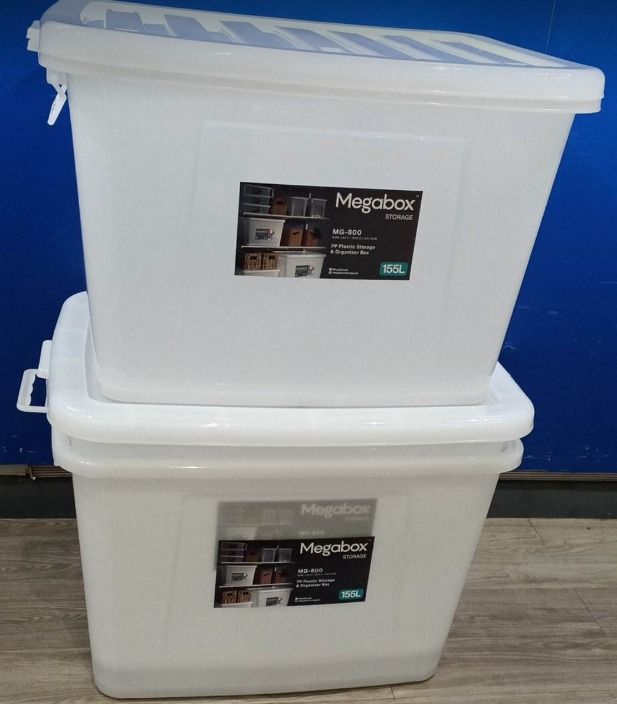155L MEGABOX CLEAR - To Mandaluyong City, Furniture & Home Living, Home ...