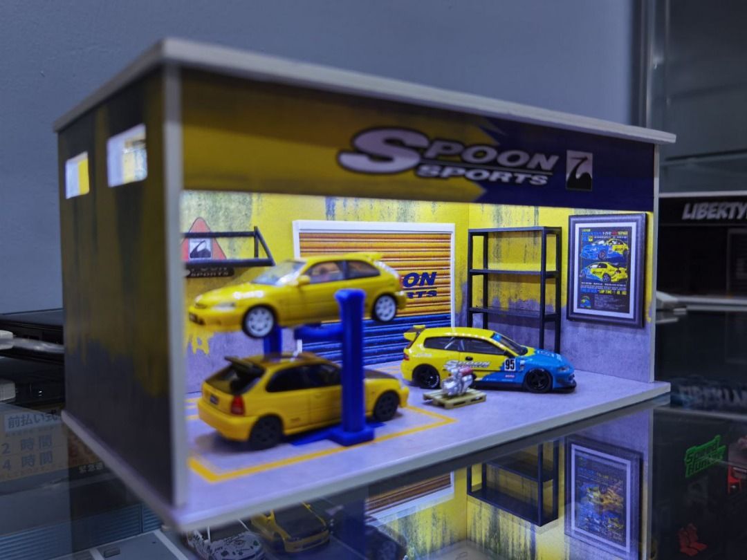 1/64 SPOON SPORTS DIORAMA, Hobbies & Toys, Toys & Games on Carousell