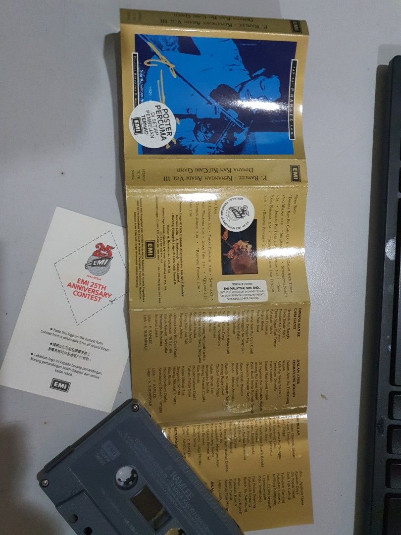 (1680) Kaset Cassette Melayu P RAMLEE Kenangan Abadi Vol. III, Hobbies & Toys, Music & Media ...