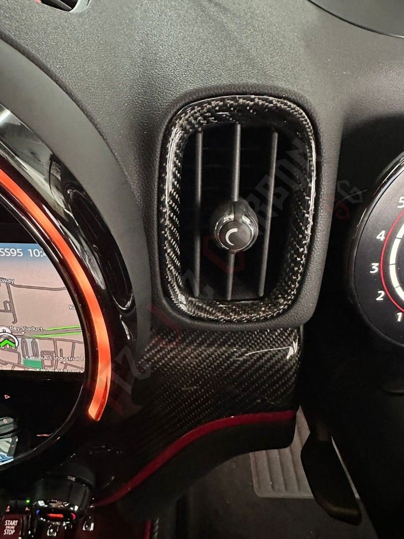 2022 Mini Cooper F60 JCW Carbon fiber steering wheel & Interior trim ...