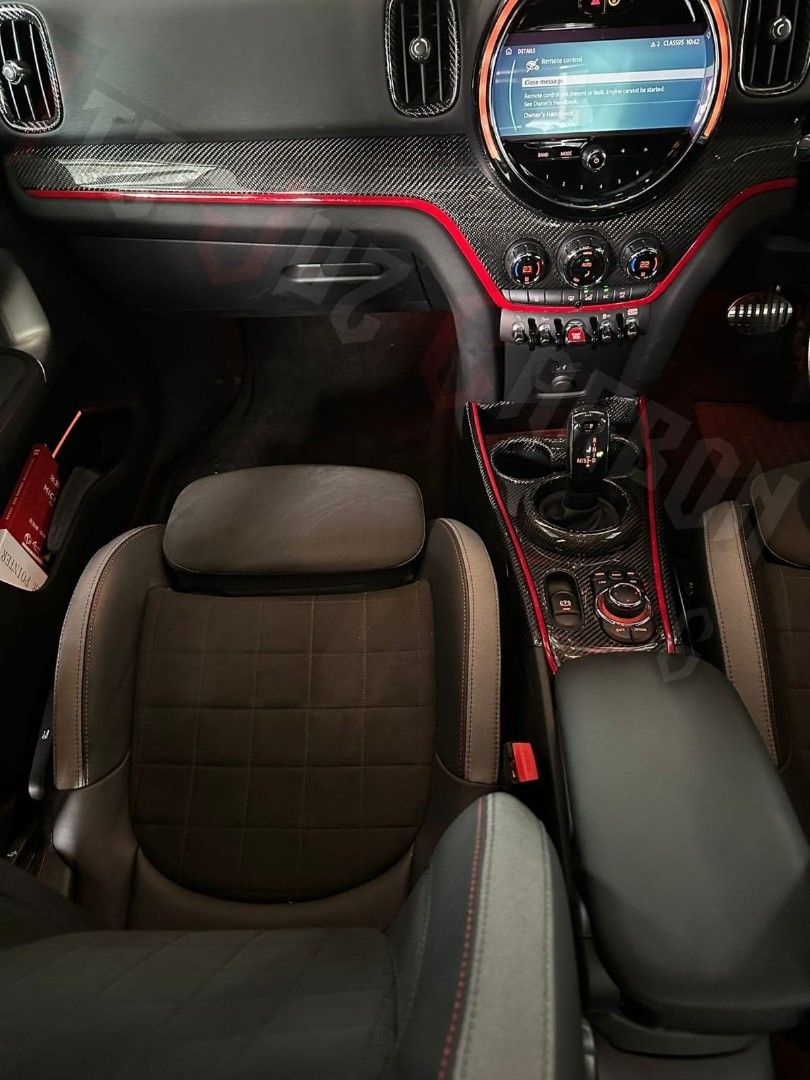 2022 Mini Cooper F60 JCW Carbon fiber steering wheel & Interior trim ...