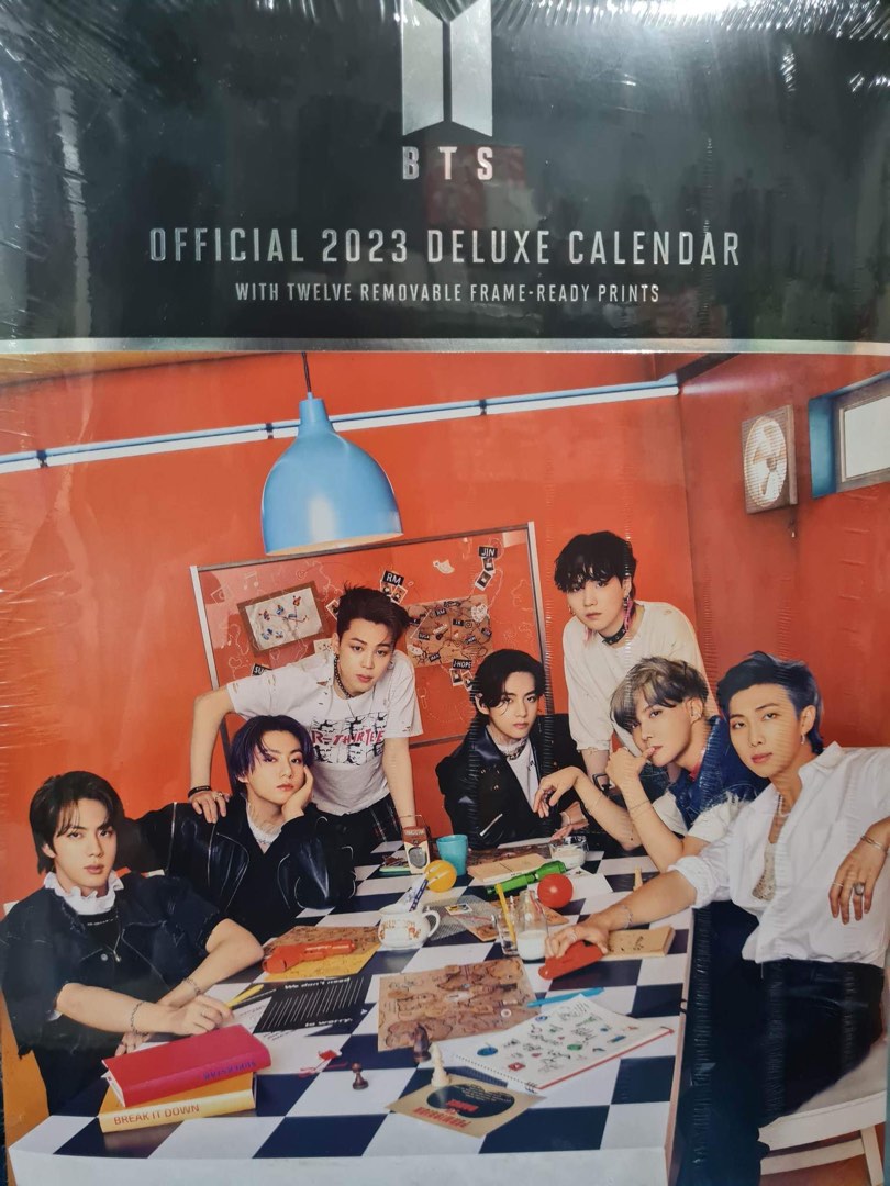 2023 BTS Bangtan Boys Deluxe Poster Pull-out A3 Calendar, Hobbies ...