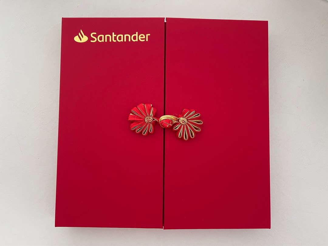 2023 Santander red packets with box, Everything Else on Carousell