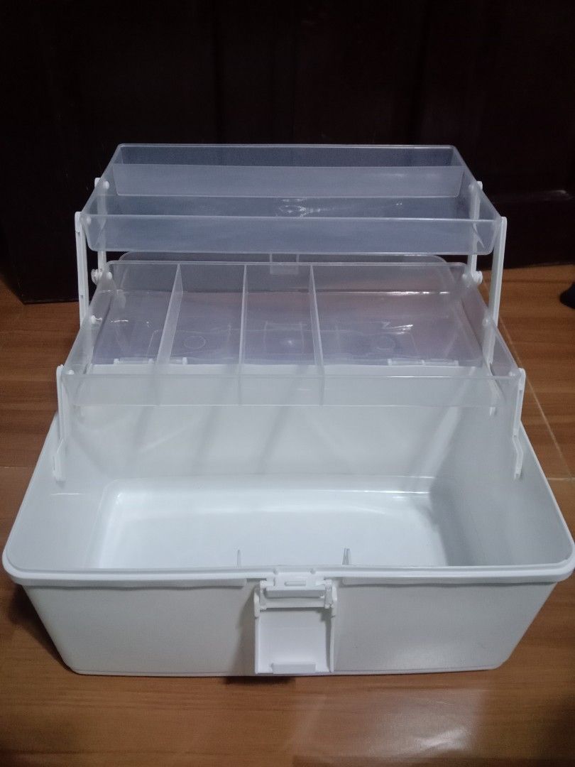 3 layer medicine box/first aid kit/ multipurpose box/ tackle box ...