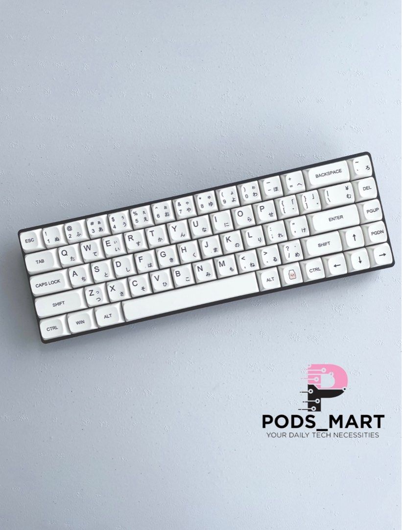 65% custom mechanical keyboard (XDA sea salt keycaps), Computers & Tech ...