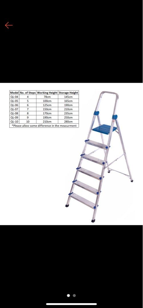 8 steps ladder, Furniture & Home Living, Home Improvement ...