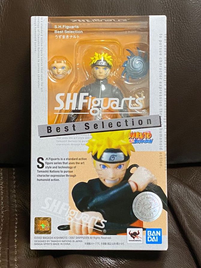 全新 Bandai 火影忍者 Naruto Uzumaki 漩渦鳴人 鳴門 shf s.h.figuarts Best Selection ...