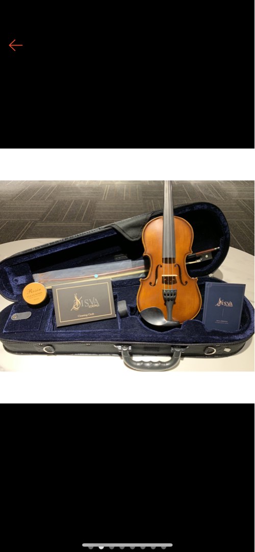 二手 【ISVA String】練習手工琴 ISVA-I250 聲音宏亮 實木製作 全烏木配件 DOLCE防鏽琴弦, 書籍、休閒與玩具, 樂器、音樂相關, 樂器在旋轉拍賣