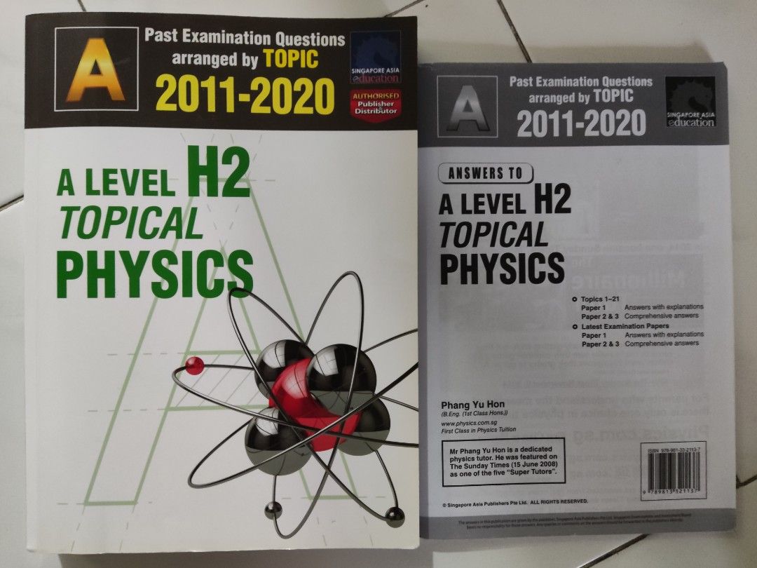 A level H2 physics topical TYS (with suggested answers), Hobbies & Toys ...