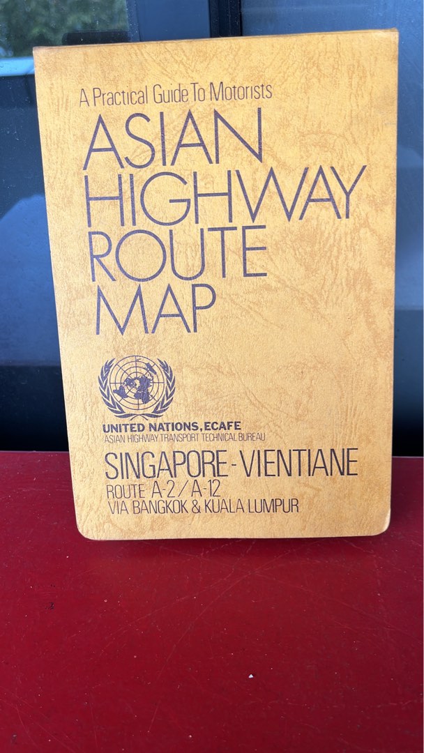 A practical guide to motorists Asian highway route map Singapore ...