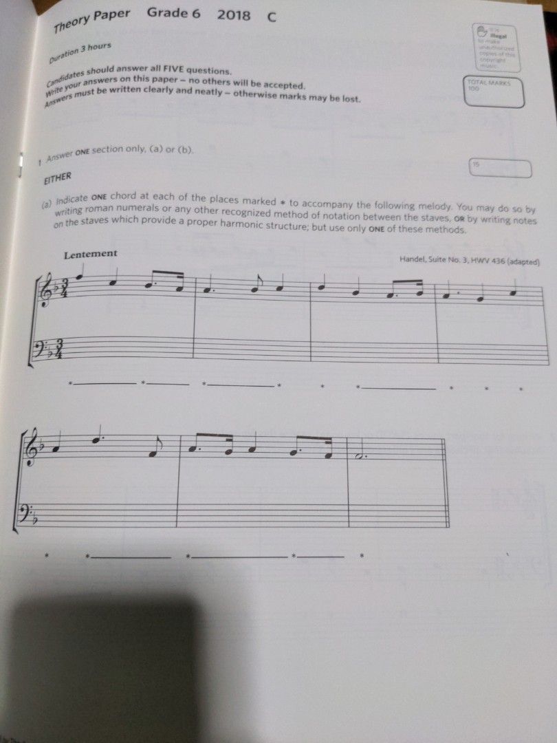 ABRSM Grade 6 music theory, Hobbies & Toys, Music & Media, Music Scores ...