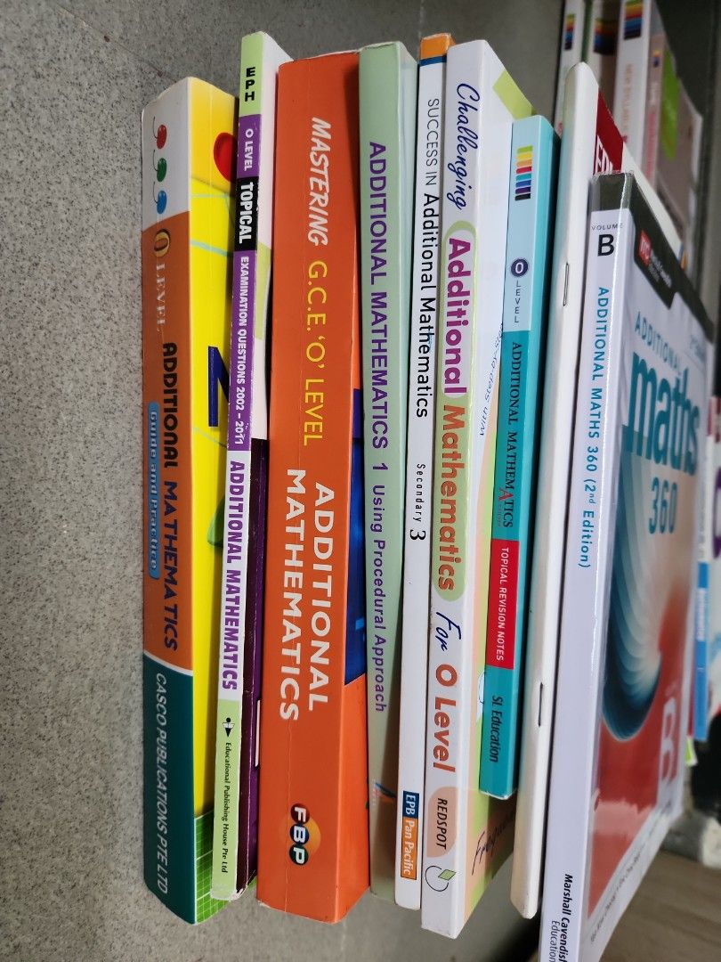 Additional mathematics textbook and assessment books, Hobbies & Toys ...