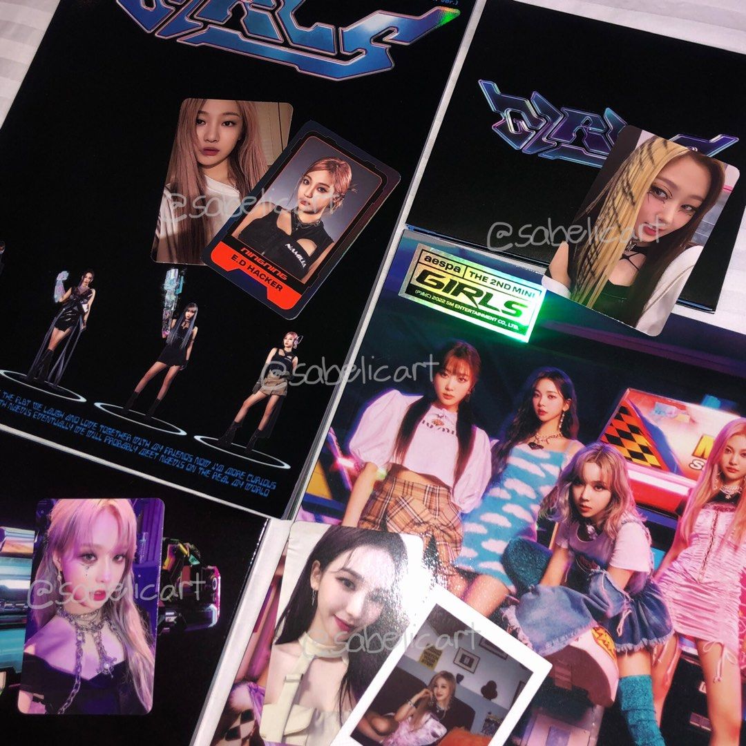 Aespa Girls Digipack Album Unsealed Complete Inclusions With Pob Poster