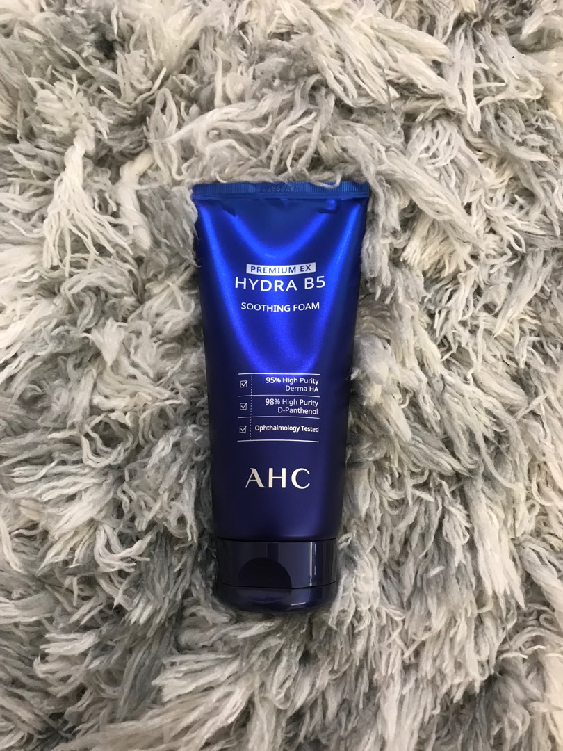 AHC Premium Ex Hydra B5 Soothing Foam 180ml, Beauty & Personal Care, Face, Face Care on Carousell