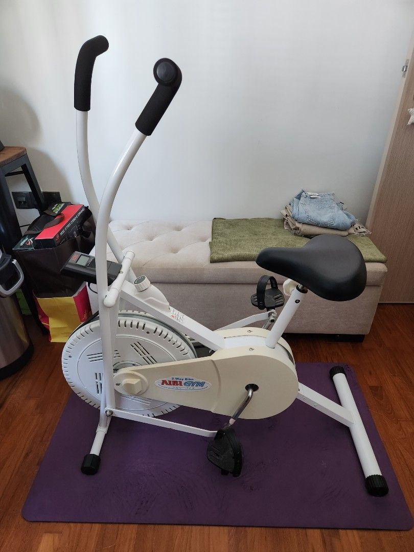 AIBI 2 way bike white, Sports Equipment, Exercise & Fitness, Cardio ...
