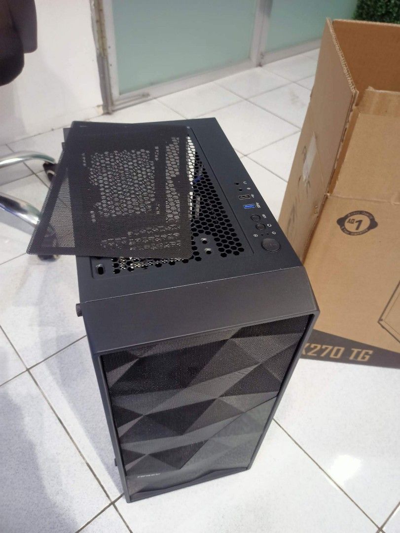 Antec NX270 TG Mid Tower ATX ITX Micro-ATX Tempered Glass Side Top ...