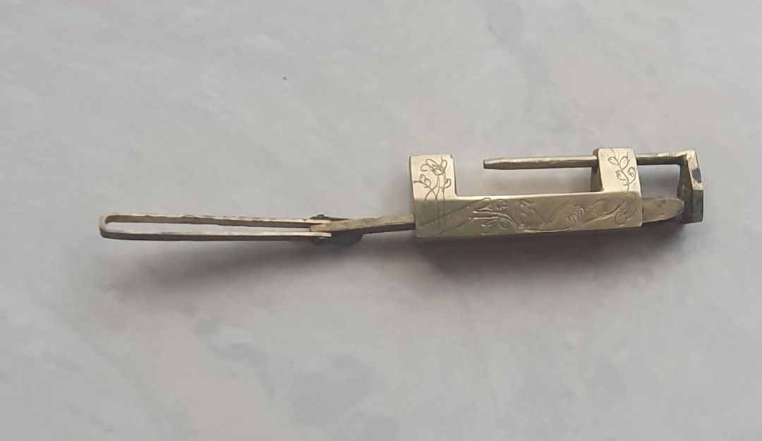 Antique Chinese pad lock., Hobbies & Toys, Memorabilia & Collectibles ...