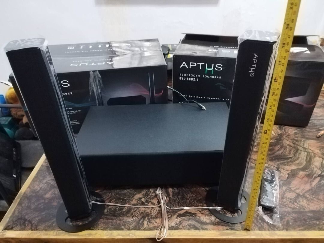 APTUS Detachable Sound Bar With Subwoofer, Audio, Soundbars, Speakers & Amplifiers on Carousell
