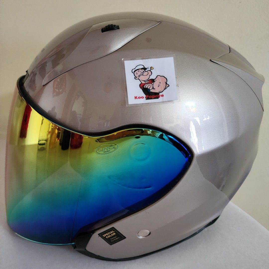 ARC XR HELMET SUPREME COLOR (PLAIN COLOR), Motorcycles, Motorcycle ...
