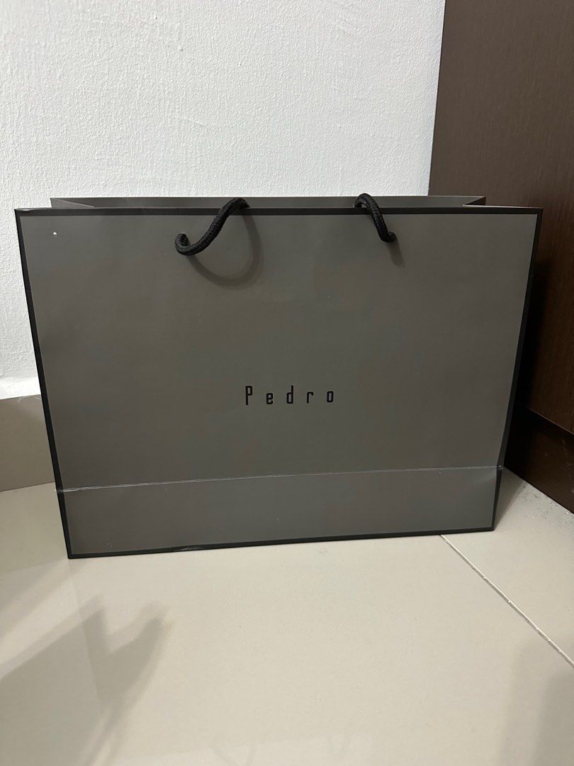 Authentic Pedro Paperbag, Luxury, Bags & Wallets on Carousell