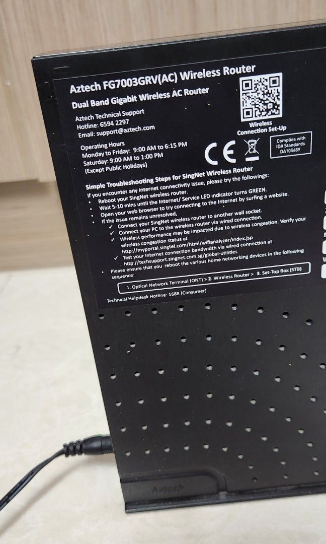 Aztech dual band router, Computers & Tech, Parts & Accessories ...