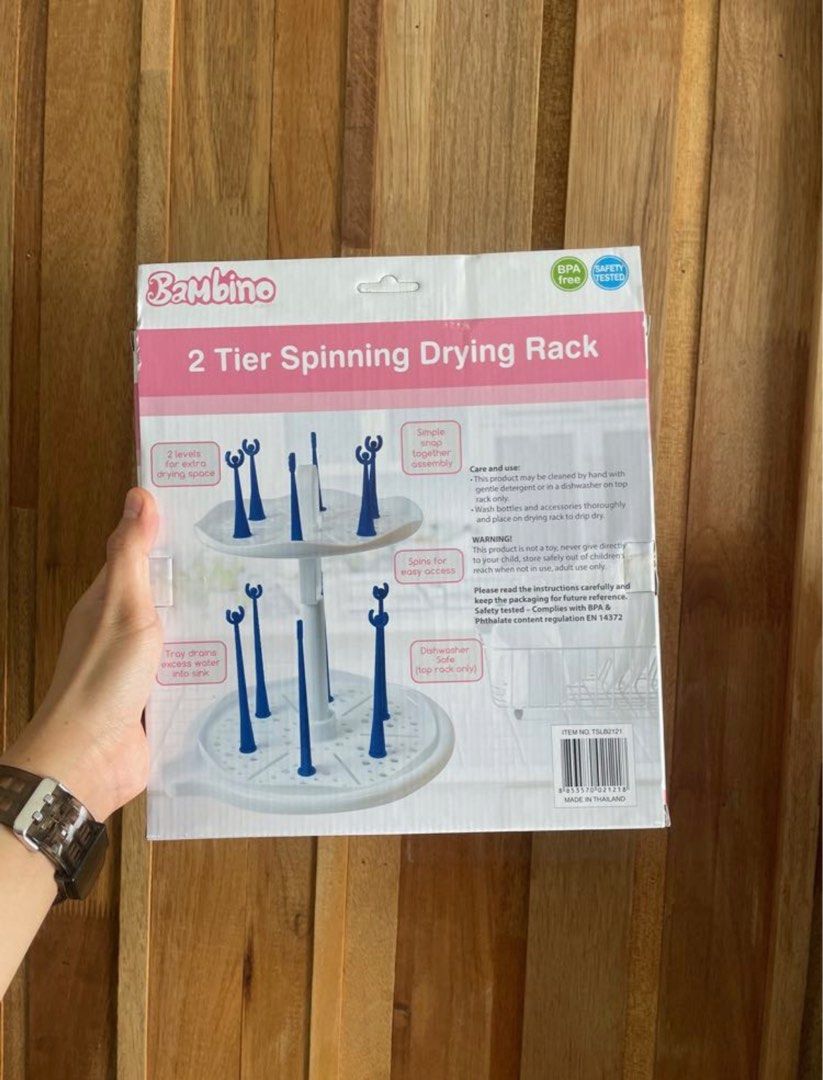 Bambino 2 tier spinning drying rack, Babies & Kids, Nursing & Feeding ...