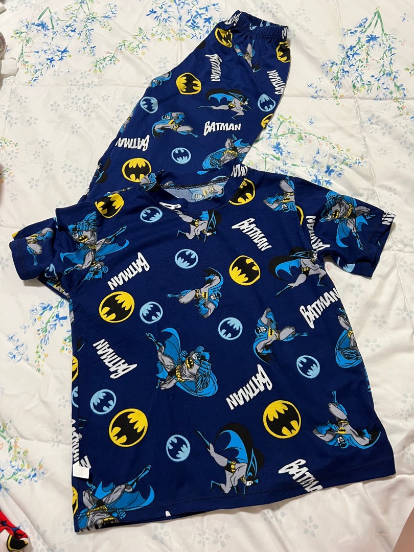 Batman Pajama set, Babies & Kids, Babies & Kids Fashion on Carousell