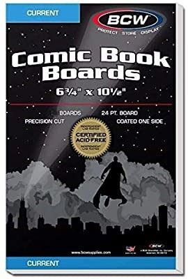 BCW 20 Premade Current / Modern Comic Boards and Acid Free Bags ...