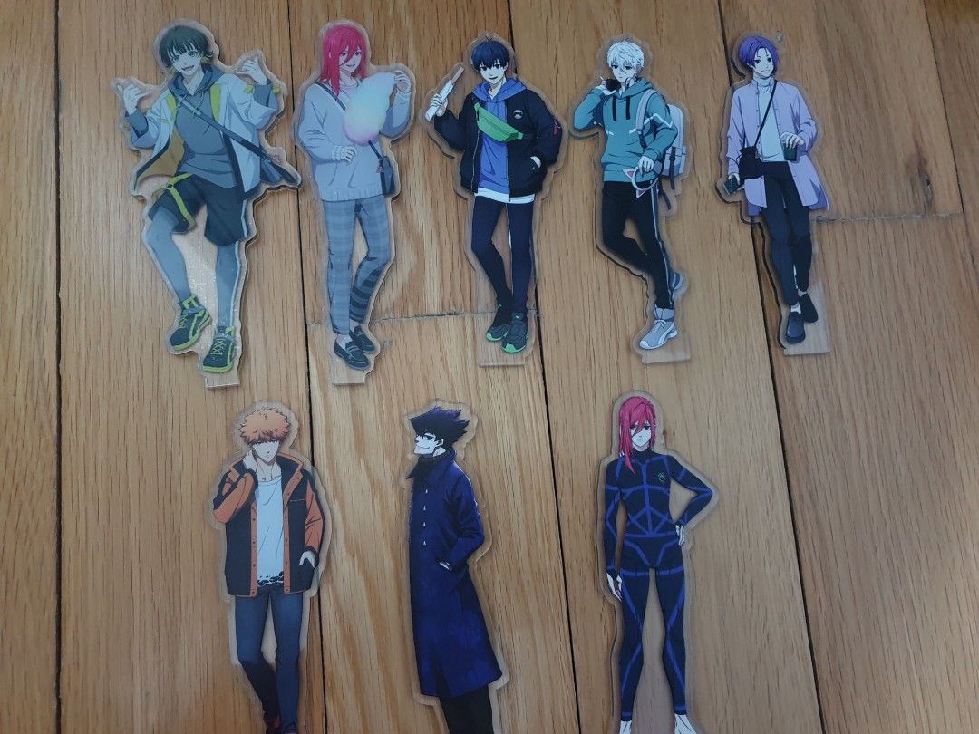 Blue lock acrylic standee, Hobbies & Toys, Toys & Games on Carousell