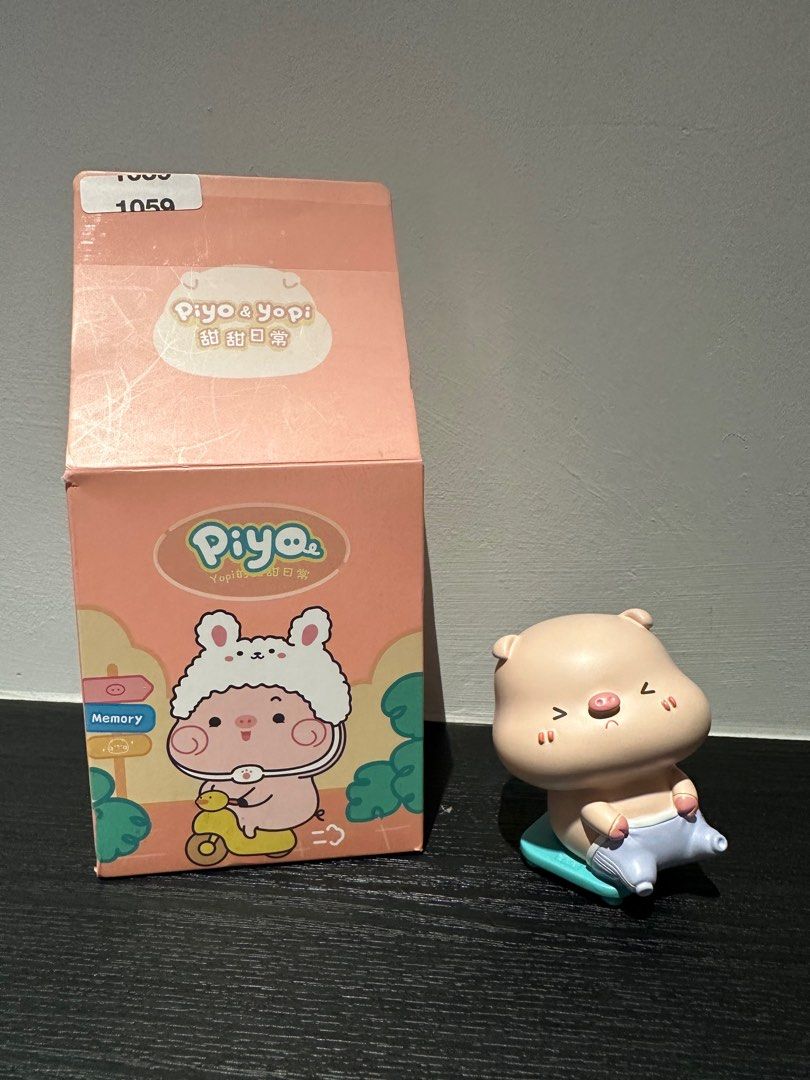 BN Piyo Pig Figurine, Hobbies & Toys, Toys & Games on Carousell