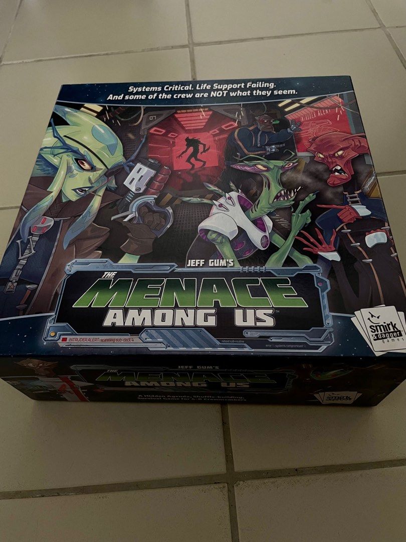 Board games - Menace Among Us, Hobbies & Toys, Toys & Games on Carousell