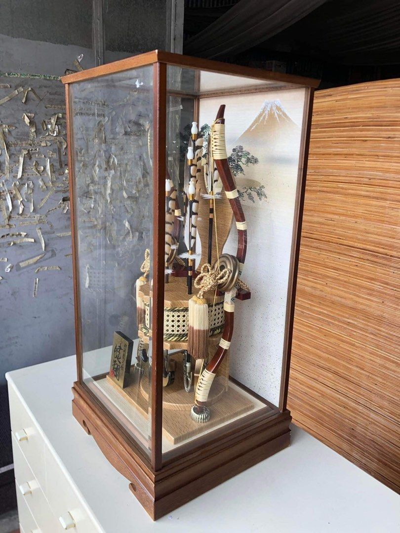 Bows and arrows display with case, Furniture & Home Living, Furniture ...