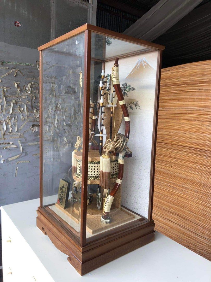 Bows and arrows display with case, Furniture & Home Living, Furniture ...